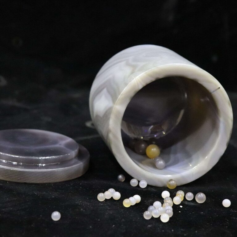 Agate Ball Mill Jars With Lids - Landt Instruments